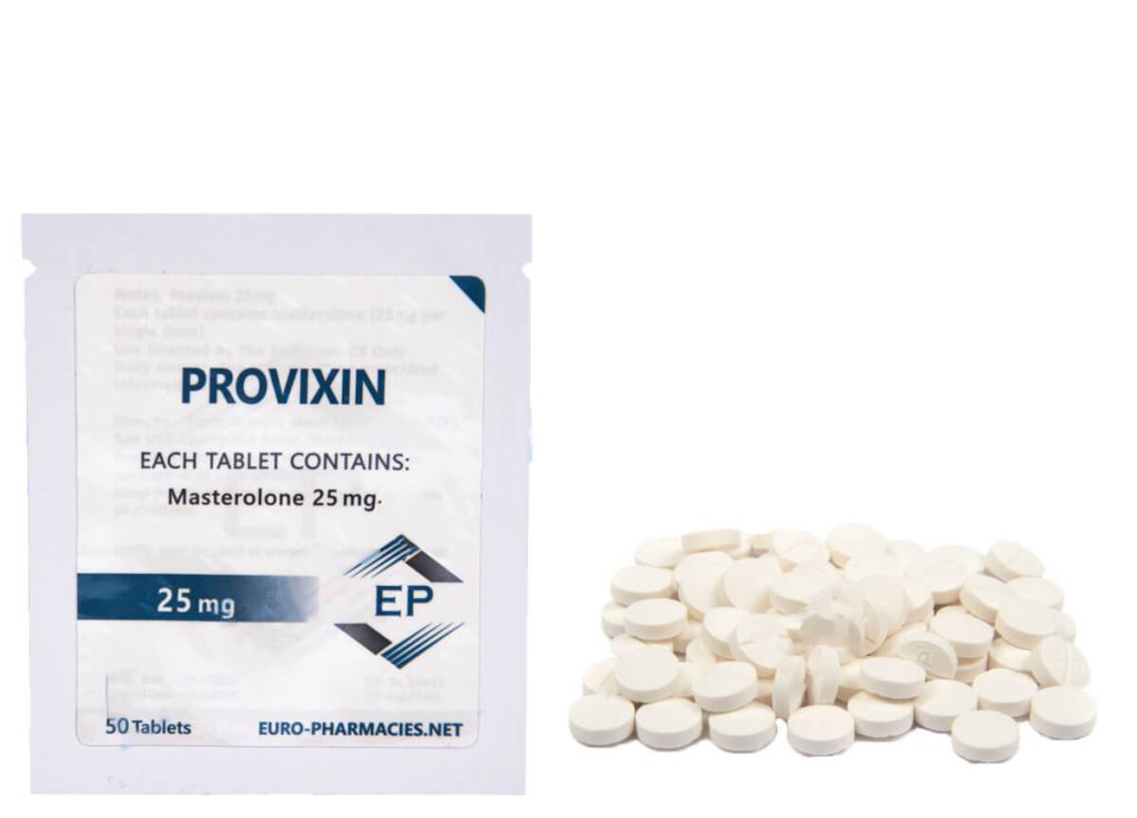 Provixin ( Proviron ) - 25mg/tab, 50 pills/bag - Euro Pharmacies ...
